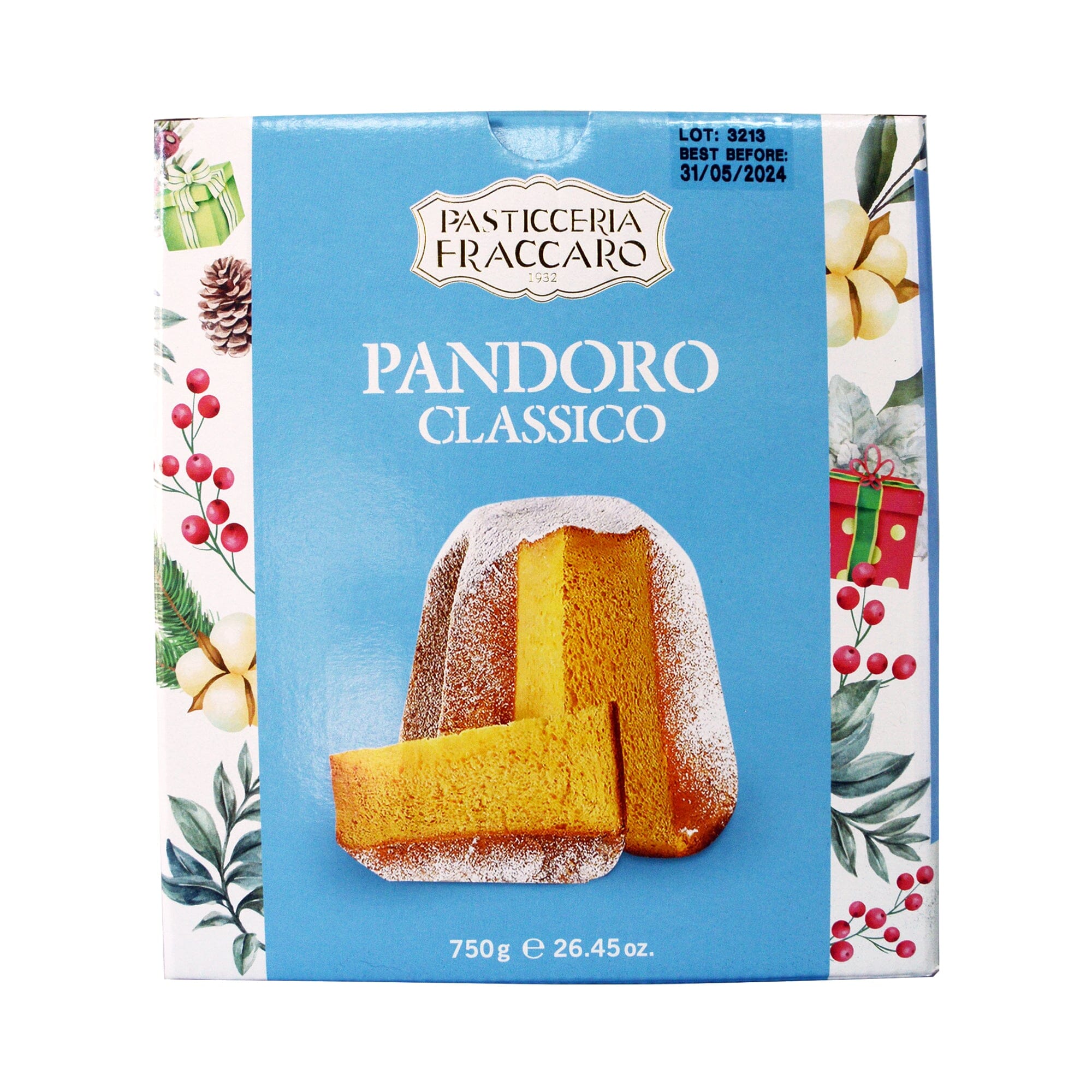 Pasticceria Fraccaro - Pandoro Clásico 750 g – Hanseatik