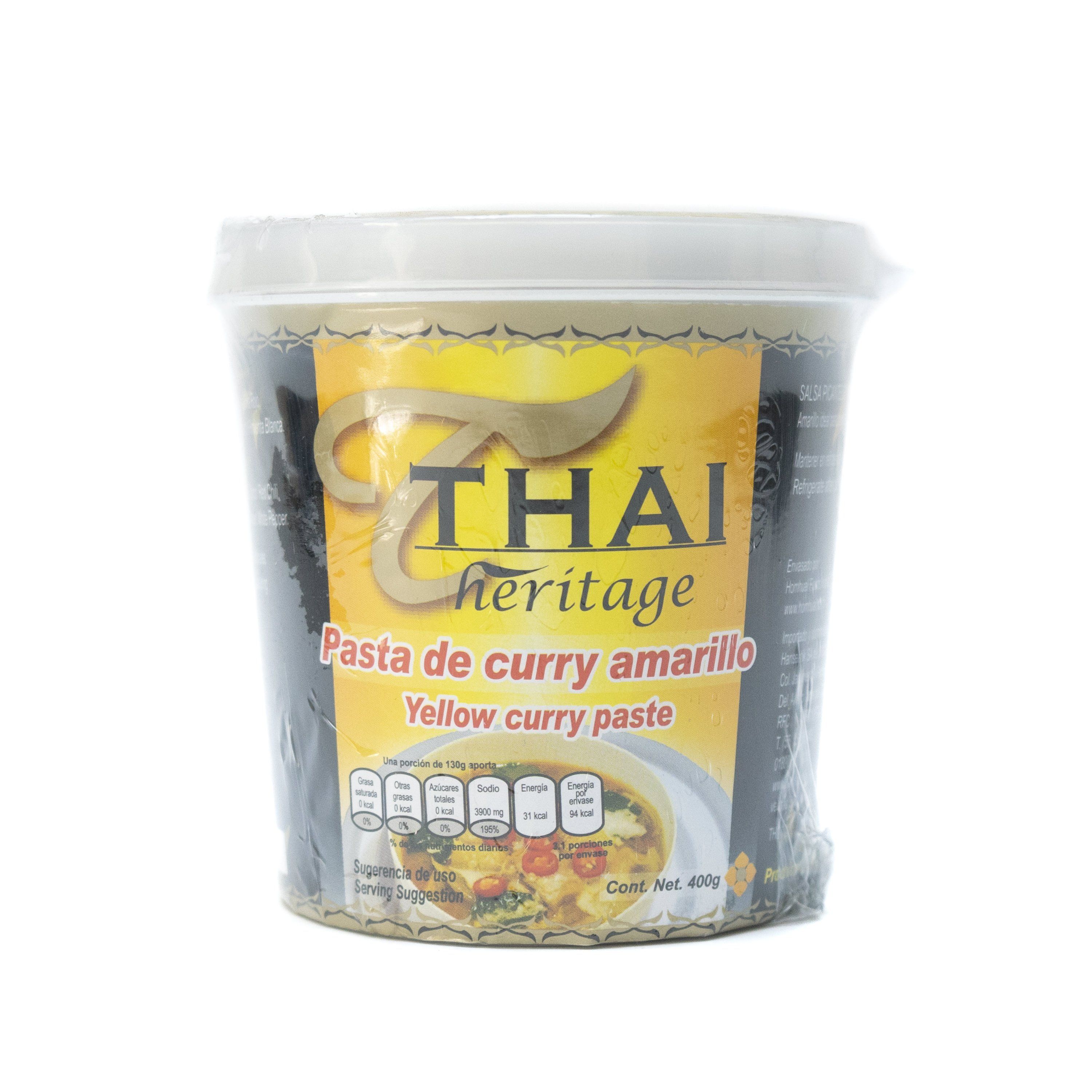 Thai Heritage - Pasta de Curry Amarillo de 400g – Hanseatik
